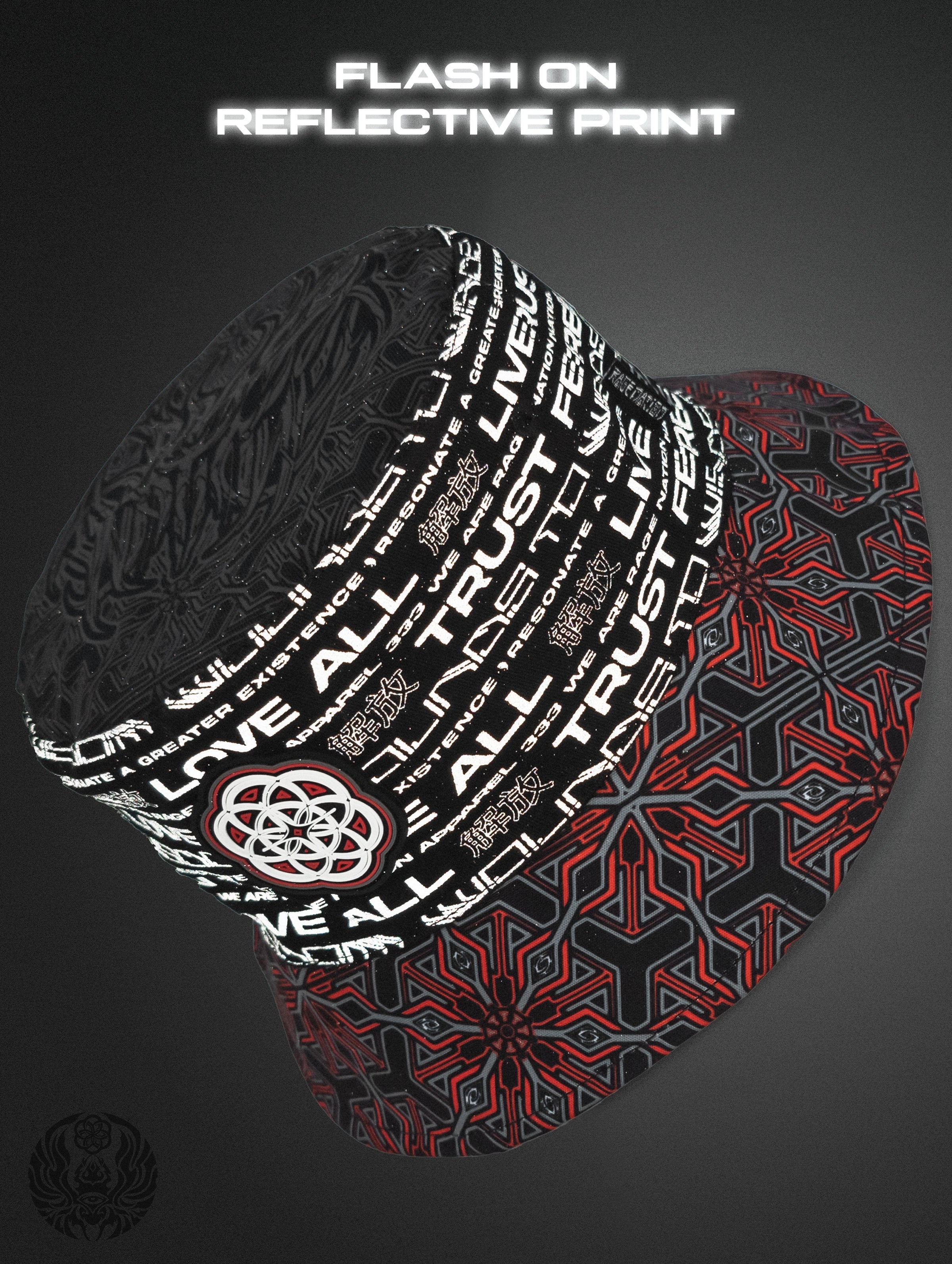 PROTECTED BY INTENT BUCKET HAT