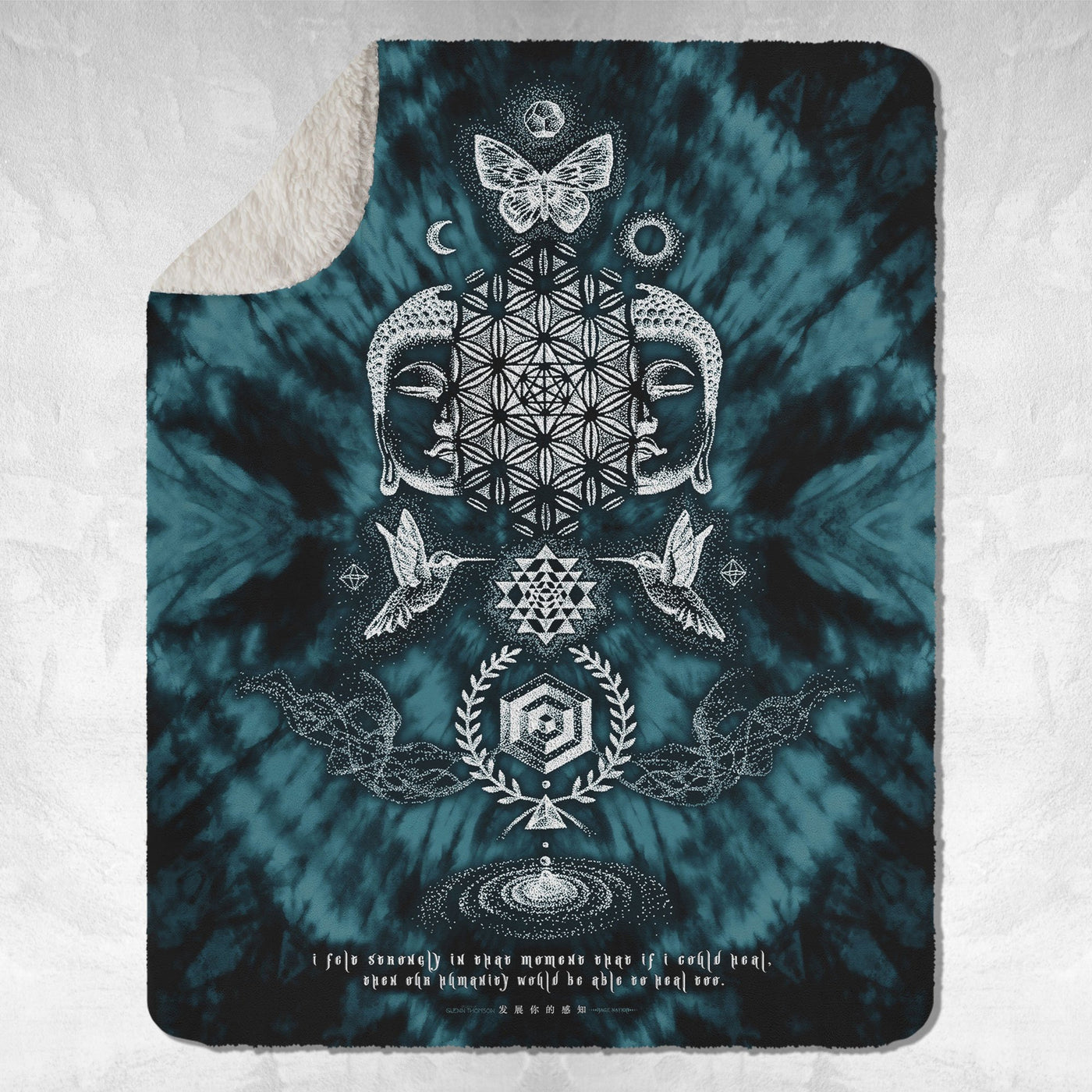 RESACRALIZATION V2 GLENN THOMPSON SHERPA BLANKET Sherpa Blanket
